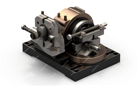 Premium Photo Industrial Indexing Tool On White Background