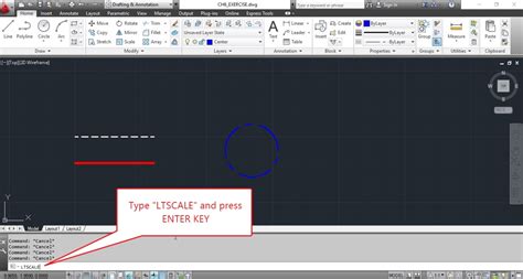 How To Change Dashed Line Spacing In AutoCAD