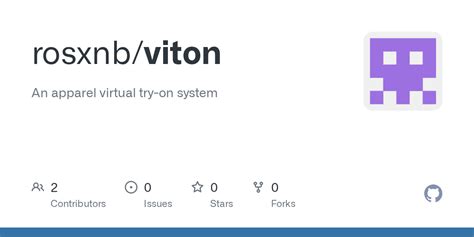 GitHub Rosxnb Viton An Apparel Virtual Try On System