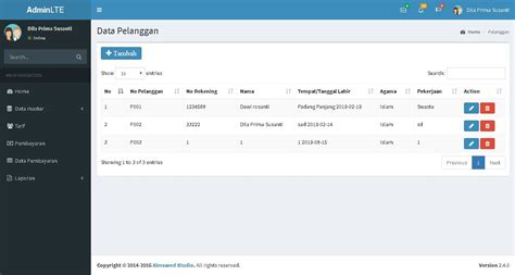 Gratis Full Sourcode Aplikasi Pembayaran Pdam With Codeigniter