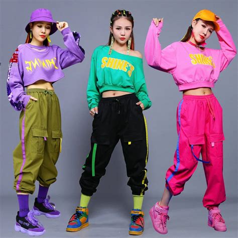 Hip Hop Dance Costume Women Street Dancing Clothes Nightclub Singer Ds