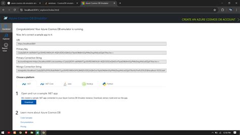 A Step By Step Guide To Setup Azure Cosmos Db Emulator For Local Development Nashtech Blog