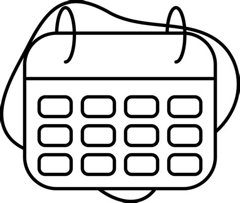 Flat Style Calendar Icon On White Background 24218891 Vector Art At