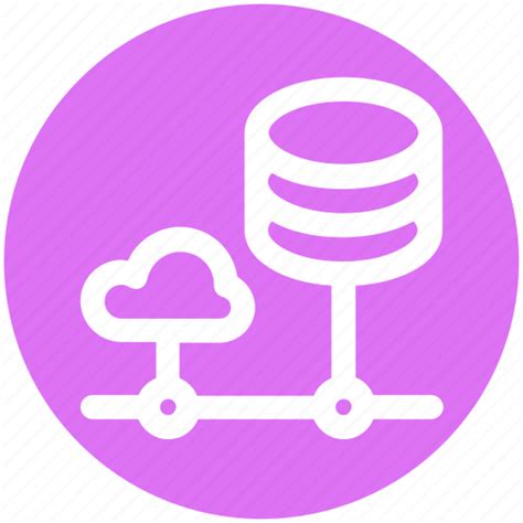 Svg Cloud Computing Cloud Data Cloud System Database Server