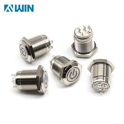 Metal Power Push Button Switch Manufacturer Fvwin