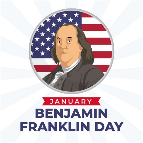 Benjamin Franklin Day Illustration Vector Background Vector Eps 10 36361951 Vector Art At Vecteezy