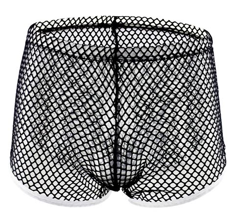 Buy Men S Underwear Sexy Mesh Breathable Boxer Briefs Low Rise Cool Boxers Pack Set Online At