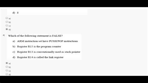 Nptel Microprocessor And Microcontroller Quiz Answers Youtube