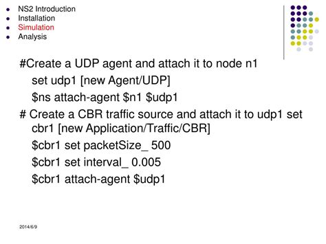 Ppt Network Simulation And Analysis Using Ns2 Powerpoint
