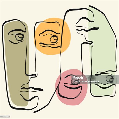 초현실적 인 큐비즘 얼굴 추상현대식 얼굴 초상화 손으로 그린 벡터 일러스트레이션 현대 큐비즘 스타일의 현대 드로잉 80 89세에 대한 스톡 벡터 아트 및 기타 이미지