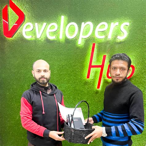 Developers Hub Pvt Ltd Developers Hub Congratulates Mr Muhammad Ahmad Wordpress Developer