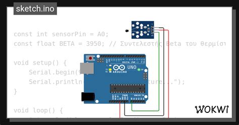 NTC EXAMPLE Wokwi ESP STM Arduino Simulator