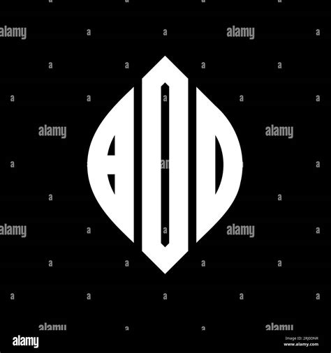 Bdd Circle Letter Logo Design With Circle And Ellipse Shape Bdd