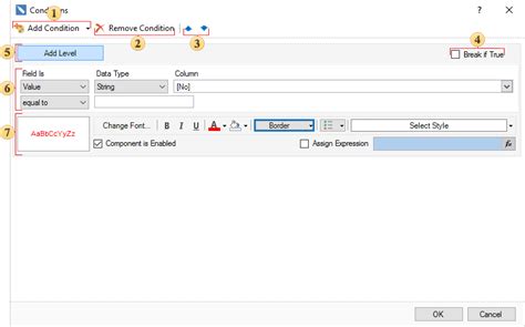 Report Internals Conditional Formatting