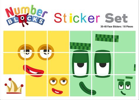 From 10 To 100 Numberblocks Stickers For Every Young Mathematician Etsy