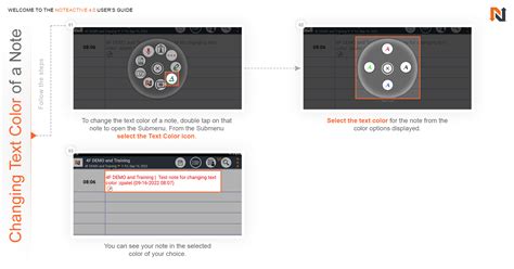 Changing Text Color Of A Note Noteactive