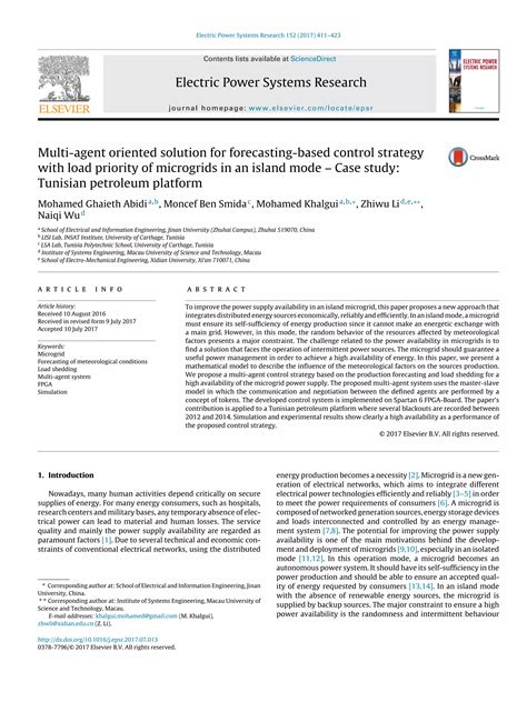 Multi Agent Oriented Solution For Forecasting Based Control Strategy With Load Priority Of