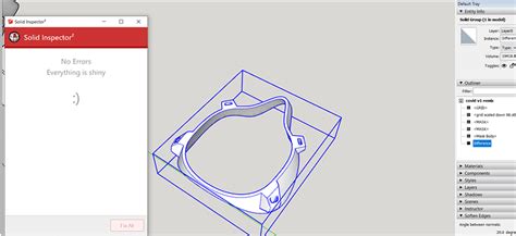 Solid Inspector Says No Errors But Su Wants To Fix It Pro Sketchup Community