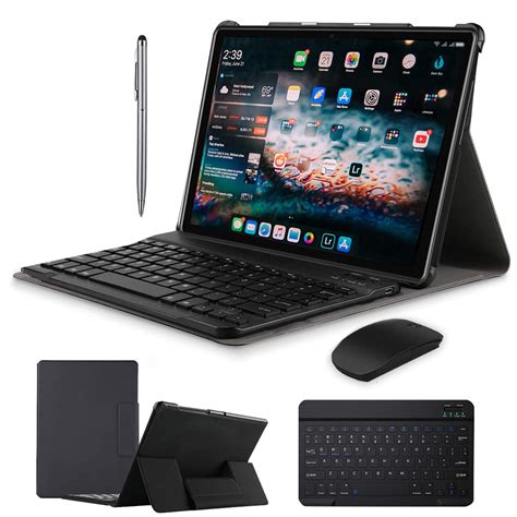 2 In 1 Tablets 10 Inch Android 9 0 Tablet Pc With Wireless Keyboard