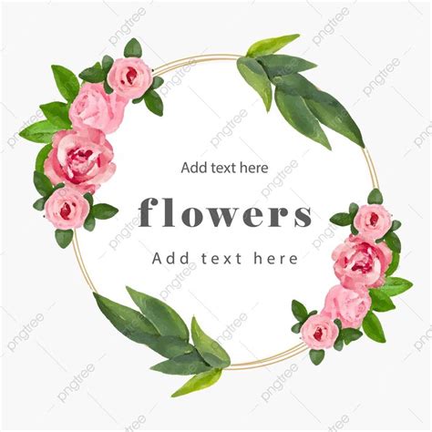 수채화 봄 꽃 프레임 템플릿 봄 템플릿 봄 꽃들 배경 일러스트 및 사진 무료 다운로드 Pngtree