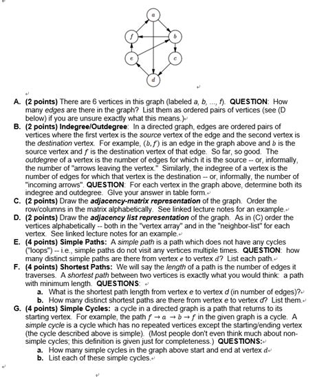Solved A 2 Points There Are 6 Vertices In This Graph Chegg Com