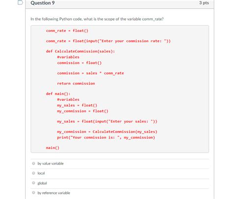 Question Pts What Is Wrong With The Following Chegg