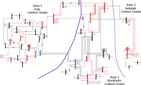 Figure 3 From Dynamic State Estimation Considering Topology And Observability In Multi Area