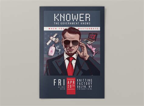 Concert Poster For The Band Knower On Behance