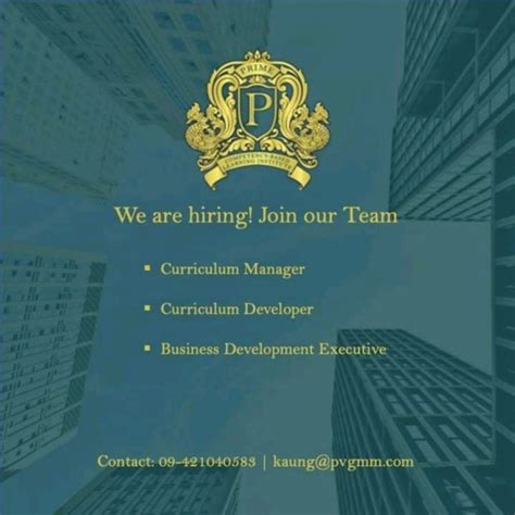 Hein Htet Tin On Linkedin We Are Actively Looking For People To Join Our Team Please Kindly Send…