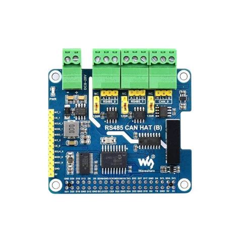Isolated Rs485 Can Hat For Raspberry Pi 2 Ch Rs485 1 Ch Can