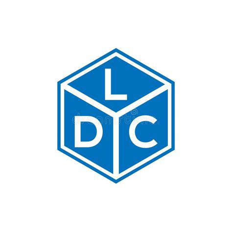 Ldc Letter Logo Design On Black Background Ldc Creative Initials