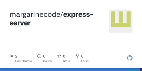 Github Margarinecodeexpress Server