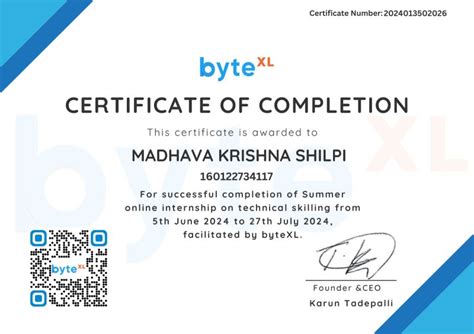 Bytexl Internshipexperience Python Fullstackdevelopment Shilpi