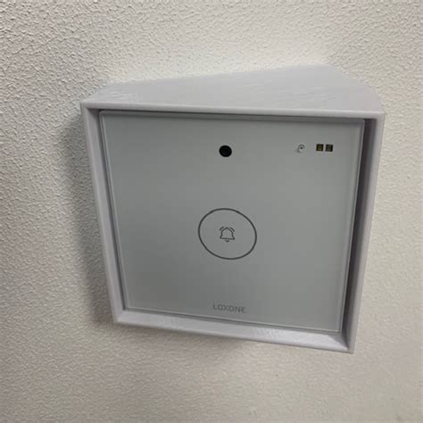 Loxone Intercomnfc Adapter Angled For Direct Mounting On The Wall