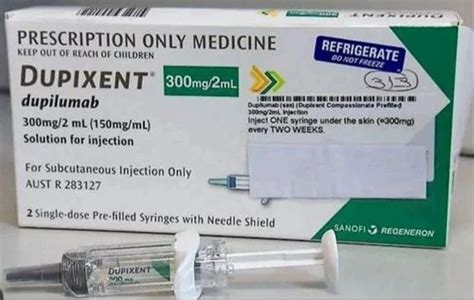 Dupixent Dupilumab Injection 300mg 2ml At ₹ 5000 Box Dupixent