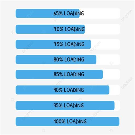 progress bar 100 free clipart images vector design 65th vector