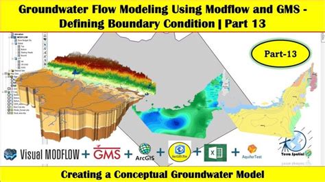 Groundwater Flow Modeling Using Modflow And Gms Defining Boundary