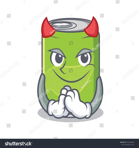 Devil Soft Drink Character Cartoon Stock Vector Royalty Free