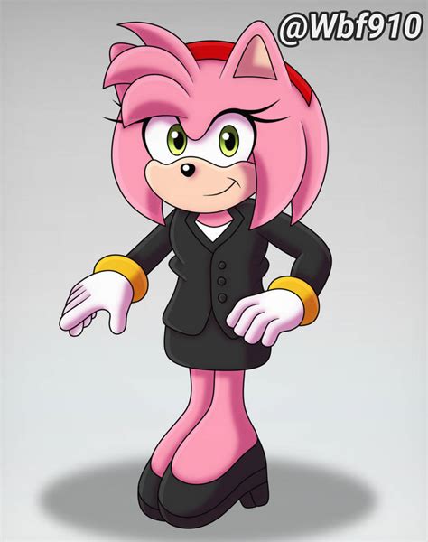 Amy Rose In A Suit By Wbf910 On Deviantart