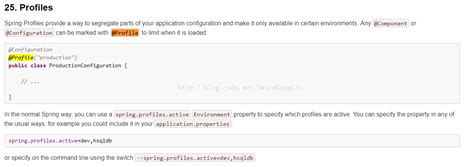 使用 Springprofilesactive 及 Profile 注解 动态化配置内部及外部配置 Swustqiu 博客园