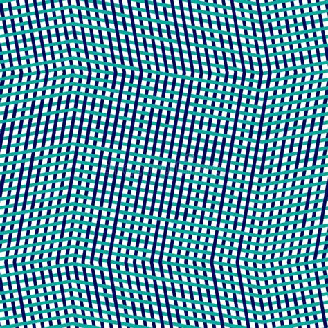 Duotone 2 Color Geometric Pattern Of Dense Wavy Lattice Grid Interweaved Interlocking Lineal