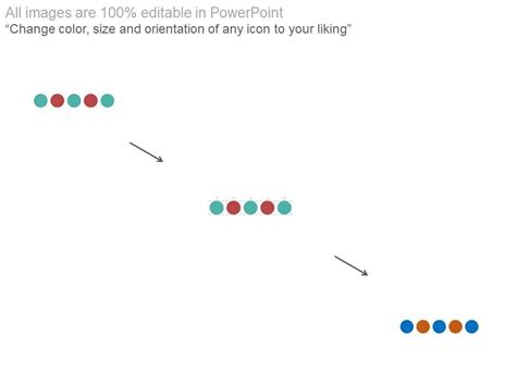 Five Linear Circle With Icons Powerpoint Template