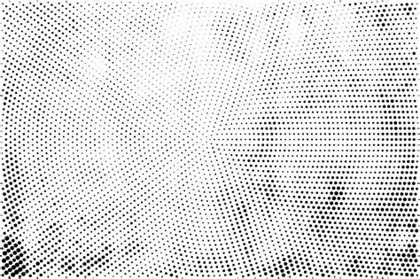 Free Vector Black Abstract Grunge Halftone Pattern Texture Background