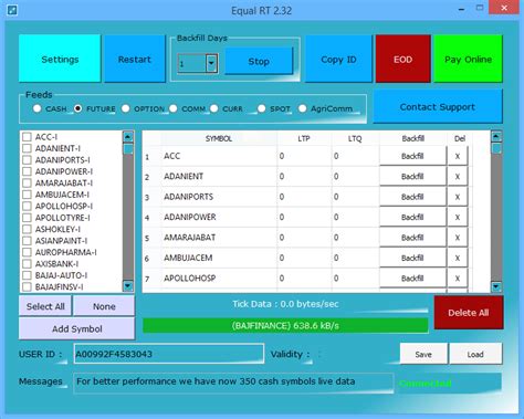 1 Min Real Time Amibroker Data Feeder Amifeeder 1 Rt Amibroker Data Feeder 7 Day Free Demo