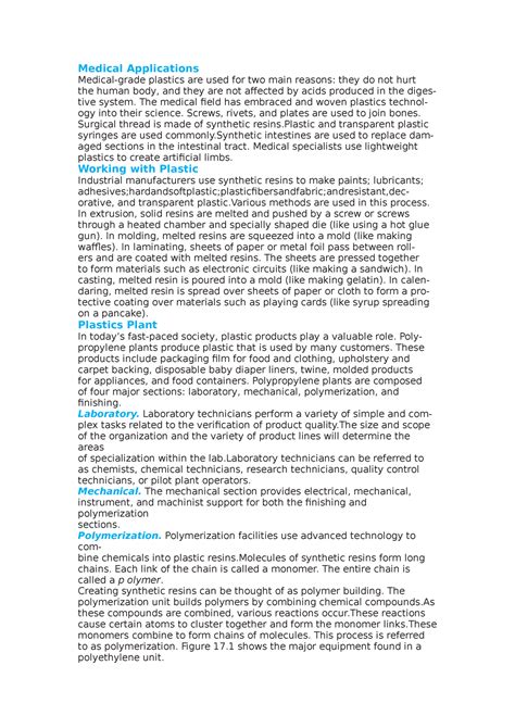 Process Control Application 79 Medical Applications Medical Grade