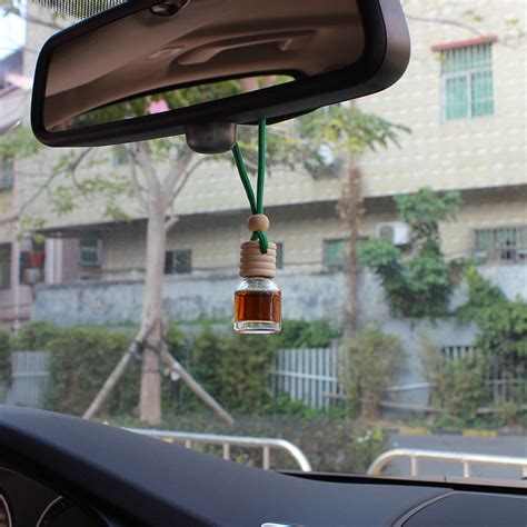 Car Air Freshener Perfume Bottle Aromatherapy Fragrance Diffuser Hanging Bottle Car Diffuser