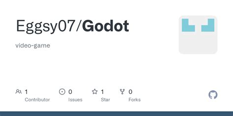 GitHub Eggsy Godot Video Game