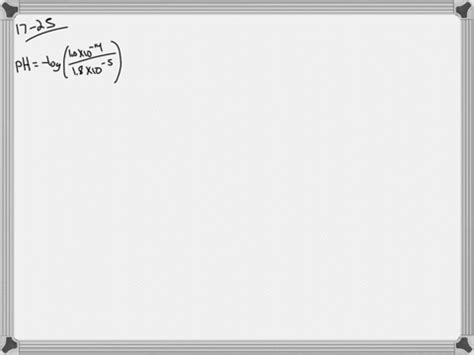 SOLVED A Buffer Solution Is Prepared By Adding Mol Of Ammonium Chloride To ML