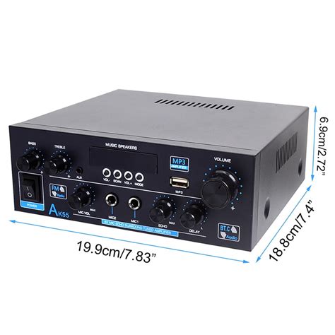 Powerful Karaoke Experience With 2 Microphone Inputs For Car Sound Enhancer