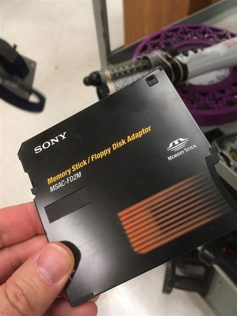 SONY Memory Stick Floppy Disk Adaptor At Thrift MSAC FD2M I Know This Had To Have Been